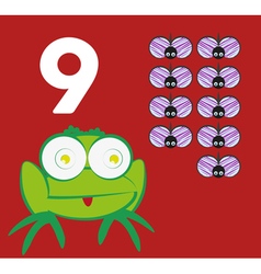 Number nine Royalty Free Vector Image - VectorStock