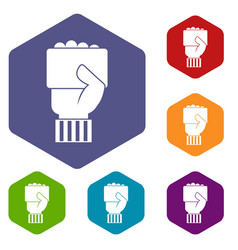 Soccer referees hand with red card Royalty Free Vector Image - VectorStock