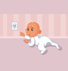 Cute electric plug cartoon in a very angry pose Vector Image