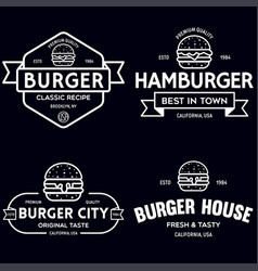 Set badges banner labels and logo Royalty Free Vector Image