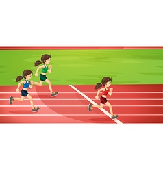 Track lanes Royalty Free Vector Image - VectorStock