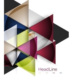 3d geometric abstract background Royalty Free Vector Image