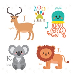 Alphabet K with Koala cartoon Royalty Free Vector Image - VectorStock