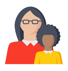 Teacher teach Kids with Icons Frame Royalty Free Vector