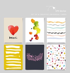 Set of elements for cards Royalty Free Vector Image