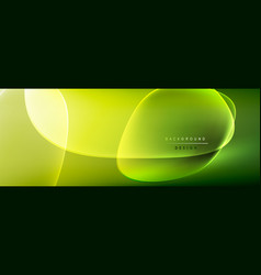 Abstract background - liquid bubble shapes Vector Image