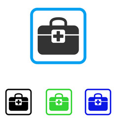 Medkit flat icon Royalty Free Vector Image - VectorStock
