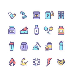 Need for protein icon outline Royalty Free Vector Image