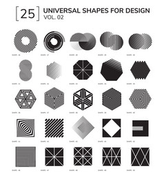 Monochrome hexagonal triangle pattern design Royalty Free Vector Image ...