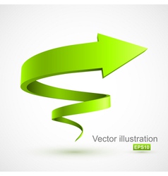 3d growth arrow Royalty Free Vector Image - VectorStock