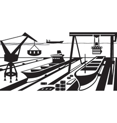 Shipyard Vector Images (74)