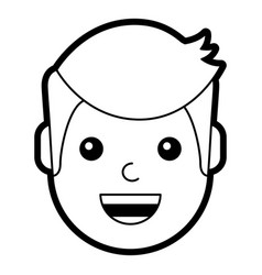 Mischievous guy cartoon Royalty Free Vector Image