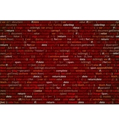 Source code screen Royalty Free Vector Image - VectorStock