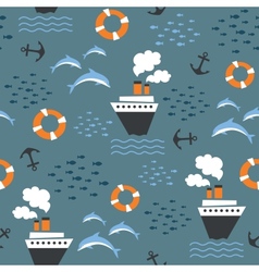 Sun and sea symbol Royalty Free Vector Image - VectorStock