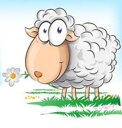 Scared sheep Royalty Free Vector Image - VectorStock