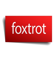 Foxtrot basic steps Royalty Free Vector Image - VectorStock