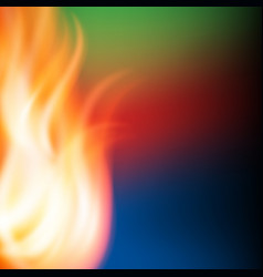 Abstract rainbow fire background Royalty Free Vector Image