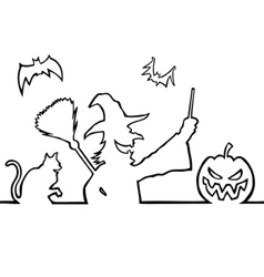 Wicked witch Royalty Free Vector Image - VectorStock