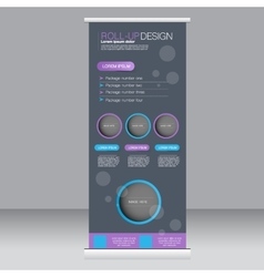 Roll up business brochure flyer banner design Royalty Free Vector Image ...