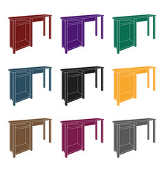 Wooden table legstable for drawing picturestable Vector Image