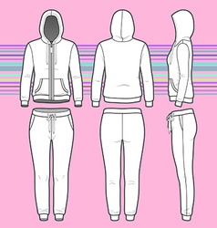 Sweat suit Royalty Free Vector Image - VectorStock