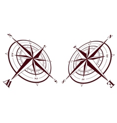 Compass rose Royalty Free Vector Image - VectorStock