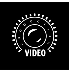 Collection of logos tv video photo film Royalty Free Vector