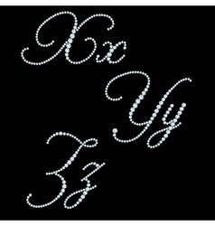 R italic letter with diamonds Royalty Free Vector Image - VectorStock