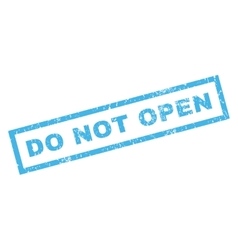 Do Not Open Window Text Rubber Stamp Royalty Free Vector