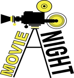 Movie night popcorn Royalty Free Vector Image - VectorStock