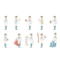 Doctor set Royalty Free Vector Image - VectorStock