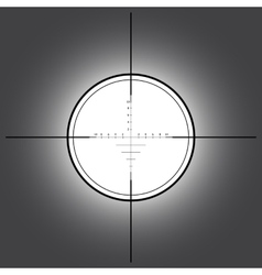 Sniper scope overlay Royalty Free Vector Image