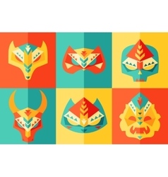 Wolf mask Royalty Free Vector Image - VectorStock