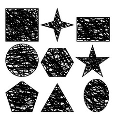 Shapes chart for kids Royalty Free Vector Image