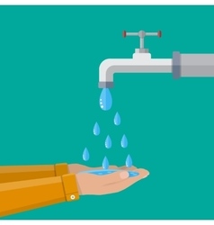 Cartoon tap Royalty Free Vector Image - VectorStock