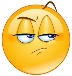 Jealous emoticon Royalty Free Vector Image - VectorStock