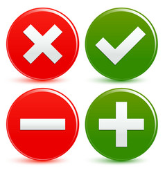 Plus minus multiply divide mathematical symbols Vector Image