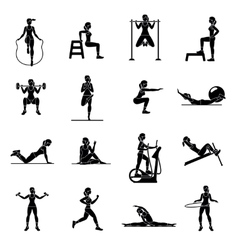 Step aerobics vector by Kaludov - Image #514815 - VectorStock