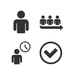 Queue sign icon long turn symbol vector by Blankstock - Image #2849247 ...
