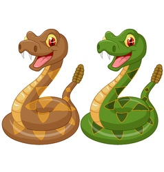 Snake cartoon character vector by HitToon - Image #1010671 - VectorStock