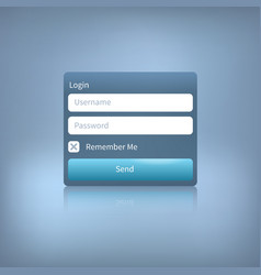 User login vector by dacreativity - Image #1232665 - VectorStock