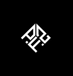 Nac letter logo design on black background Vector Image