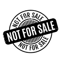 Not for sale sign or stamp Royalty Free Vector Image