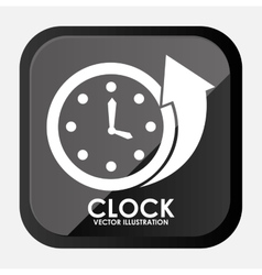 Gold clock icon Royalty Free Vector Image - VectorStock