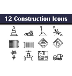 Building in various stages of construction Vector Image