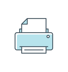Pixel icon printer in three variants fully Vector Image