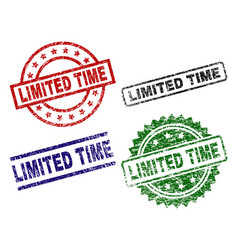 Limited time offer red label Royalty Free Vector Image