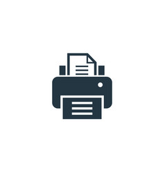 Pixel icon printer in three variants fully Vector Image