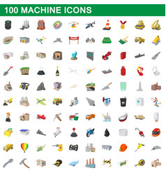 Set of 100 sticker icons Royalty Free Vector Image