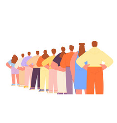 People in concert scene Royalty Free Vector Image